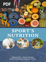 Sports and Nutrition Class12 PE Full | PDF | Sports Nutrition | Foods