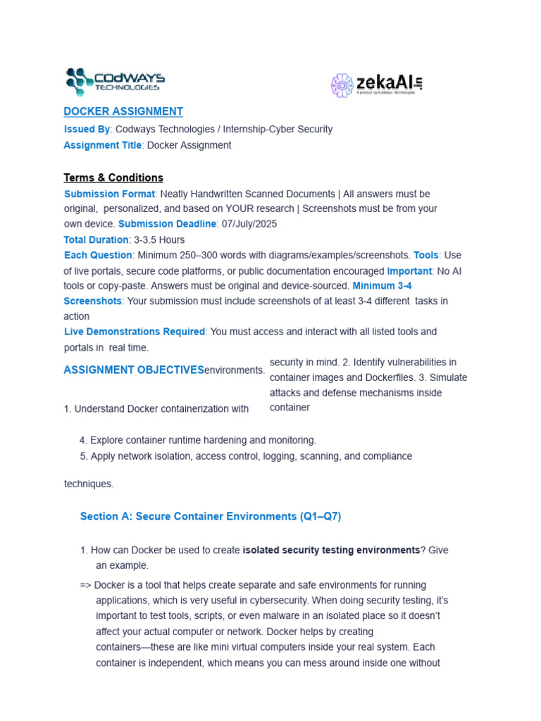 KunalKhandelwal - Cyber Security in Containerized Environments Using ...
