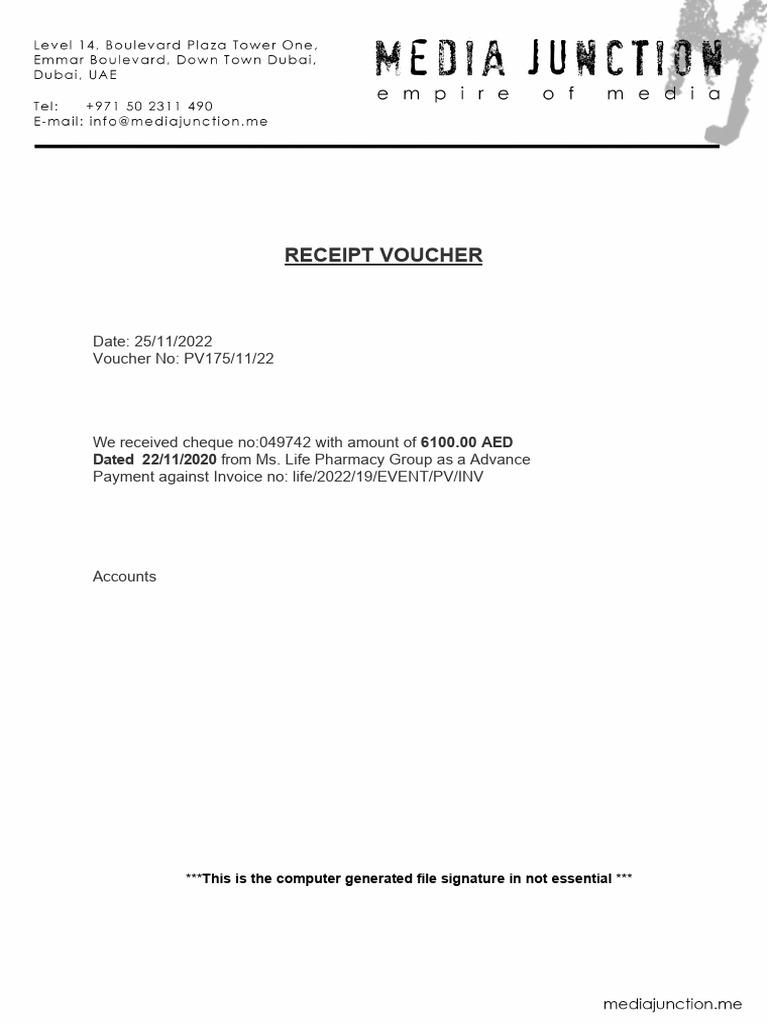 LIFE Pharmacy PL175 Recept Voucher | PDF