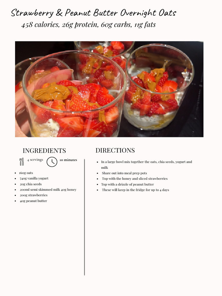 130g Protein Meal Prep Recipes | PDF | Italian Cuisine | Beef