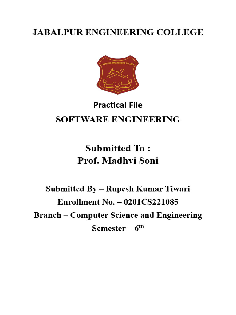 Rupesh Front Page | PDF