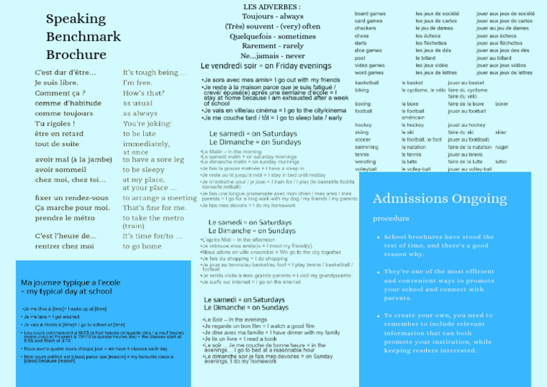 School Brochure Creation Guide | PDF