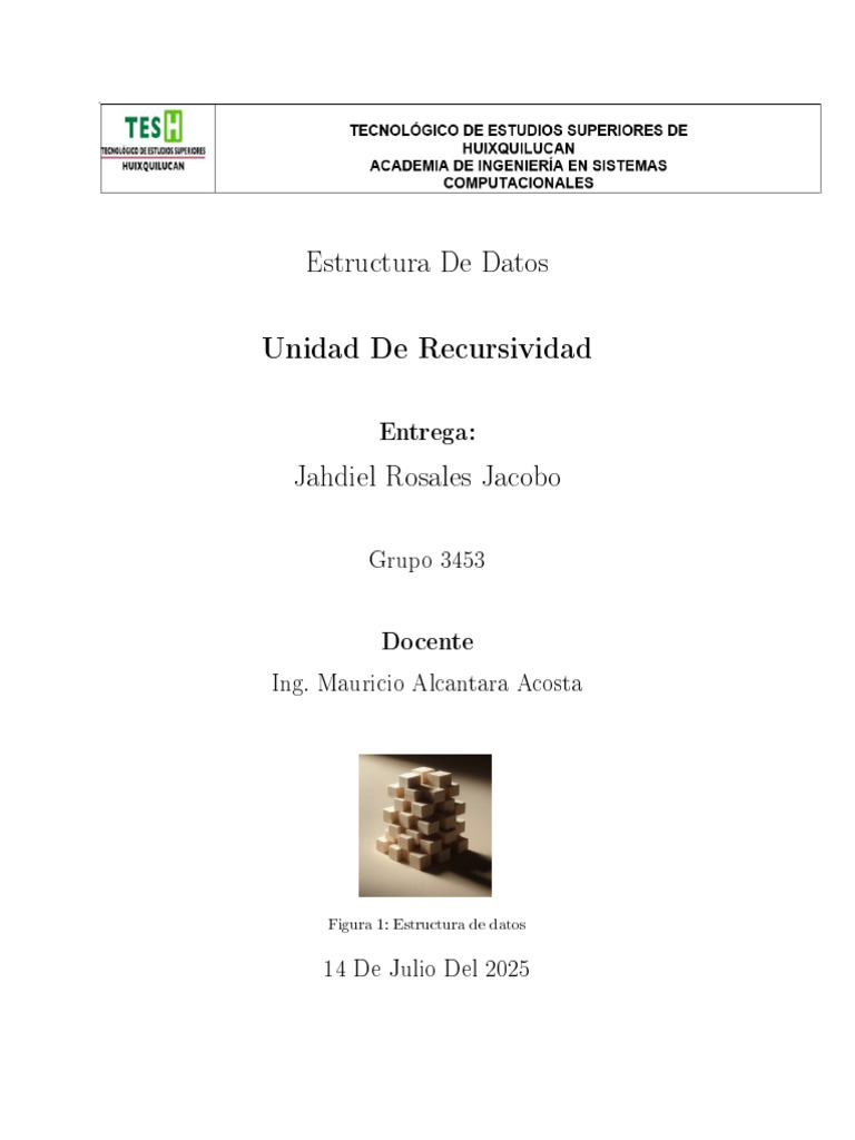 Recursividad en Estructuras de Datos | PDF | Recursividad | Ingeniería ...