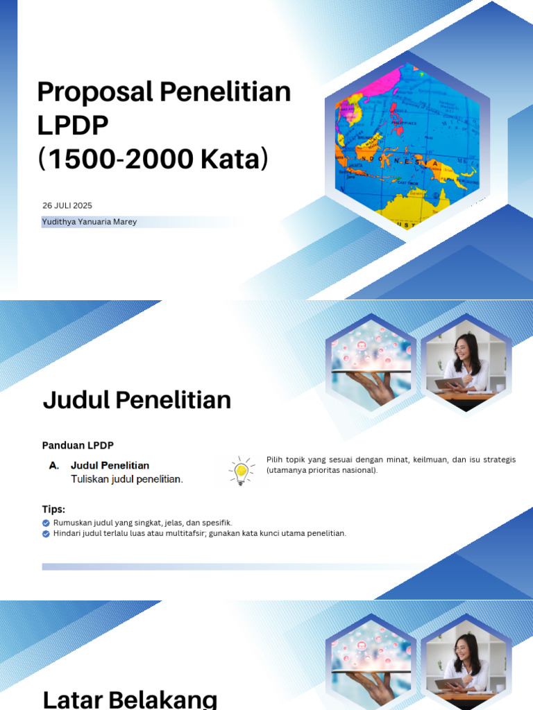 Menyusun Proposal LPDP 26 Juli 2025 | PDF