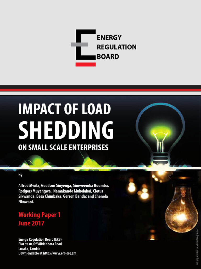 ERB Impact of Loadshedding Study Report | PDF | Solar Power | Photovoltaics