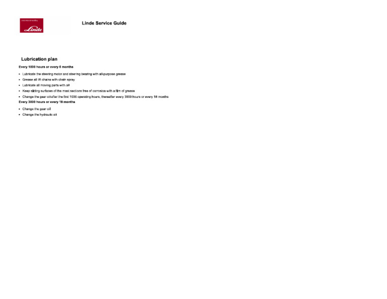 Lubrication Plan 5215 | PDF