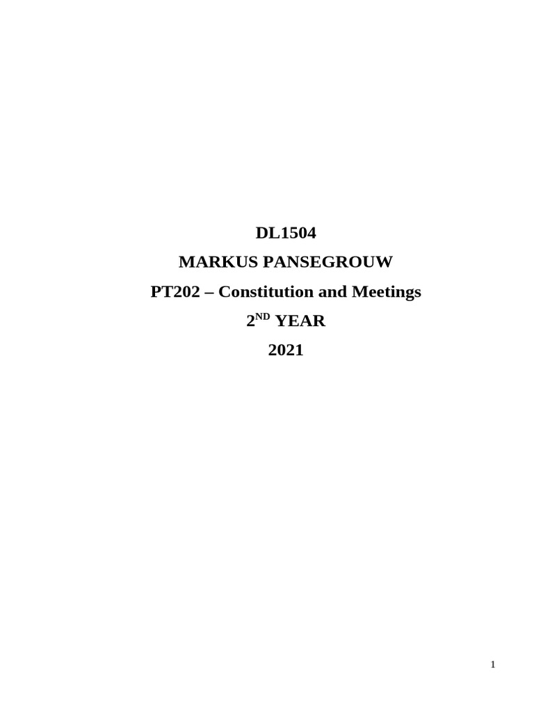 Dl1504 - Markus Pansegrouw - Pt202 - Practical - 2021 | PDF