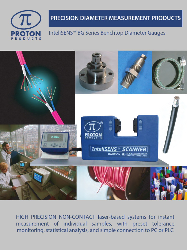 Proton Products BG Benchtop Gauges Eng | PDF | Sampling (Statistics) | Accuracy And Precision