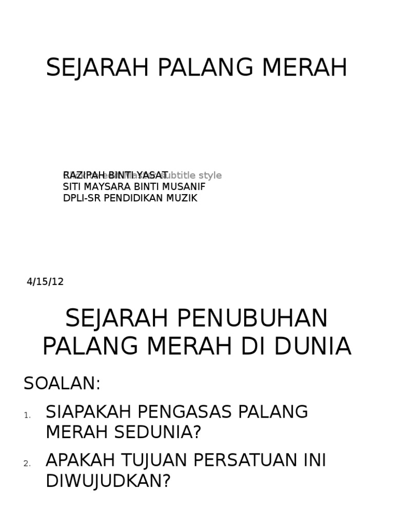 Sejarah Penubuhan PBSM Di Malaysia | PDF