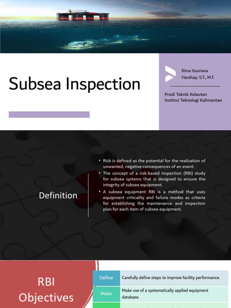 Subsea Inspection | PDF | Corrosion | Nondestructive Testing