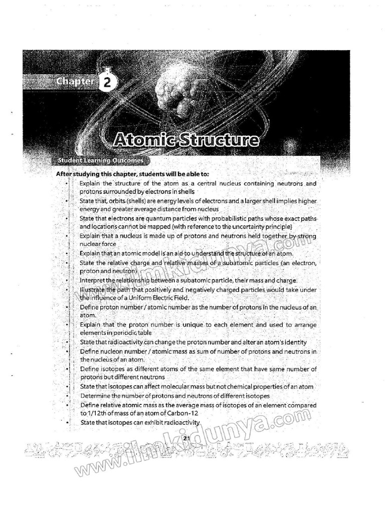 9th Chemistry Chapter 2 | PDF