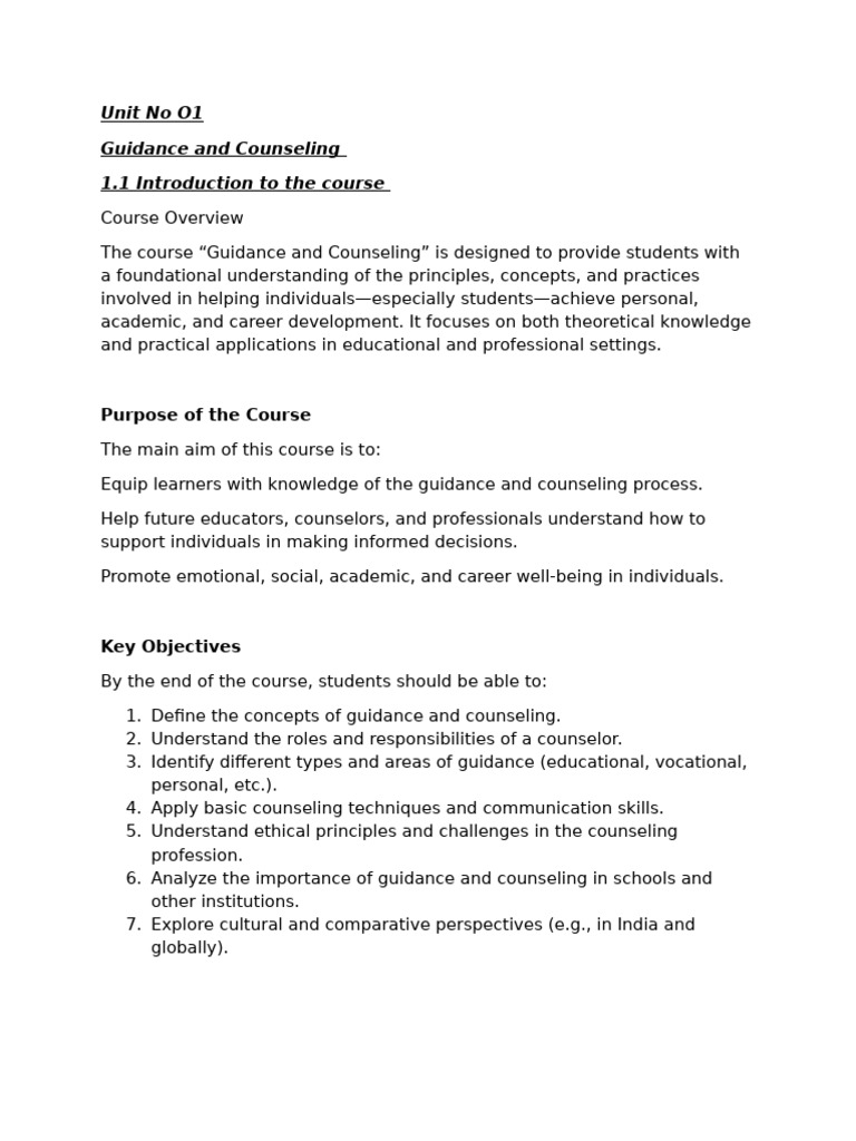 The Transformative Power of Educational Counselling | PDF ...