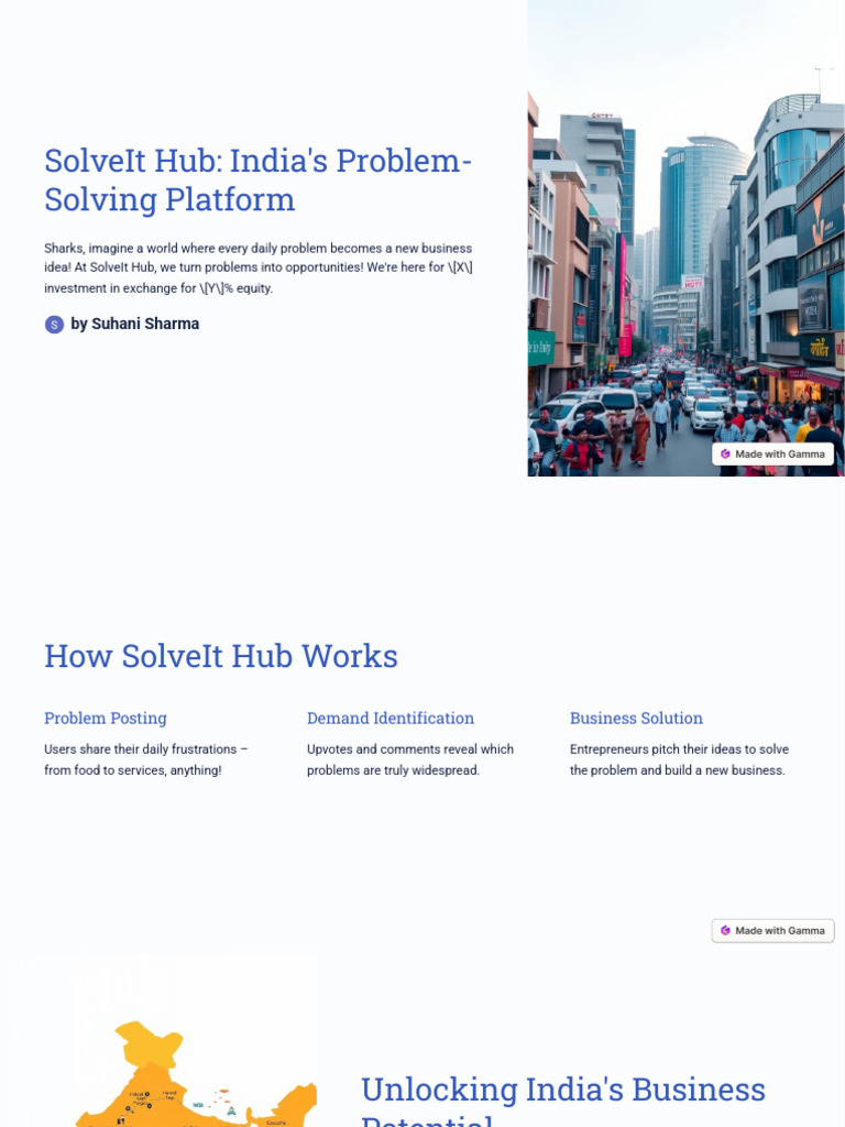 SolveIt Hub Indias Problem Solving Platform | PDF