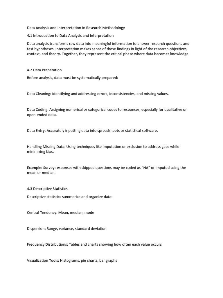Data Analysis and Interpretation Guide | PDF | Statistics | Data Analysis