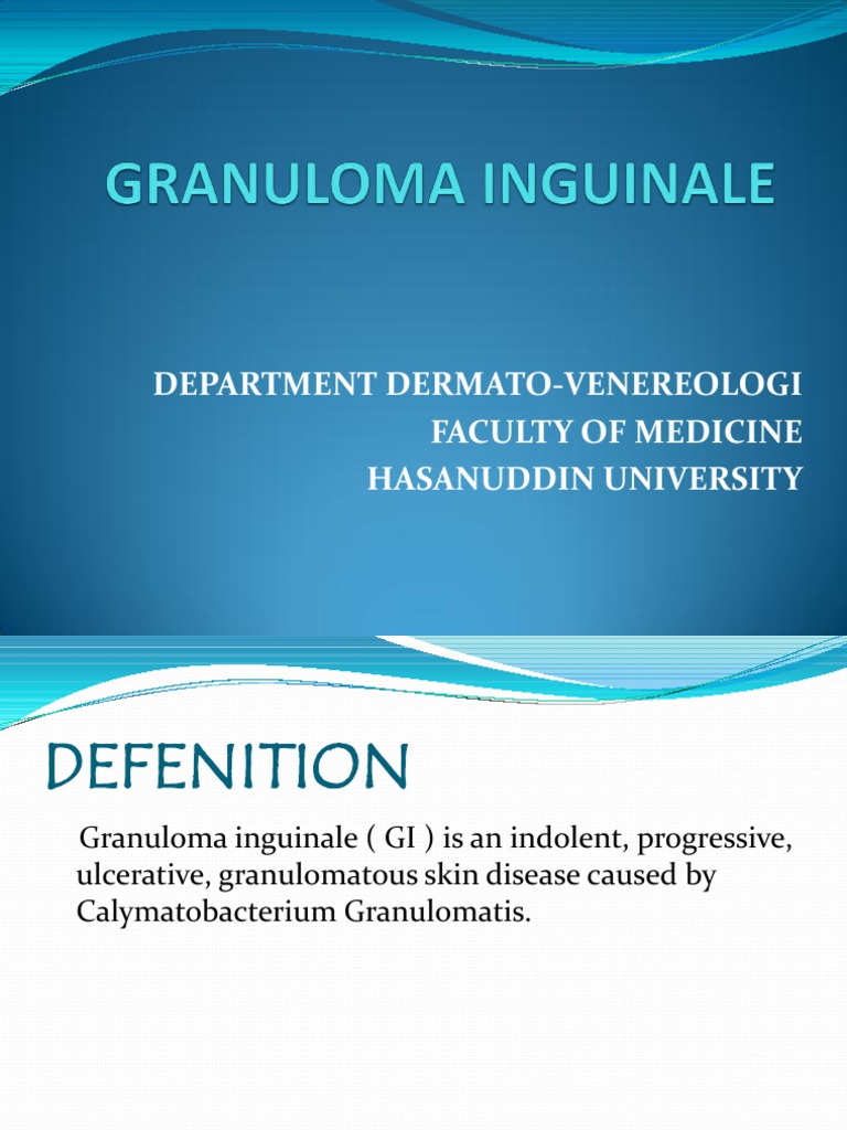 Granuloma Inguinale | PDF | Science & Mathematics