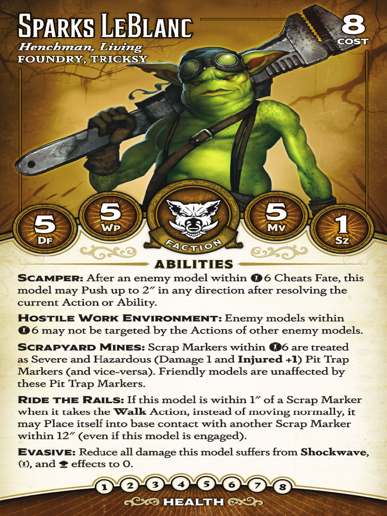 M3E Bay Foundry Tricksy SparksLeBlanc 4.2021 Errata | PDF