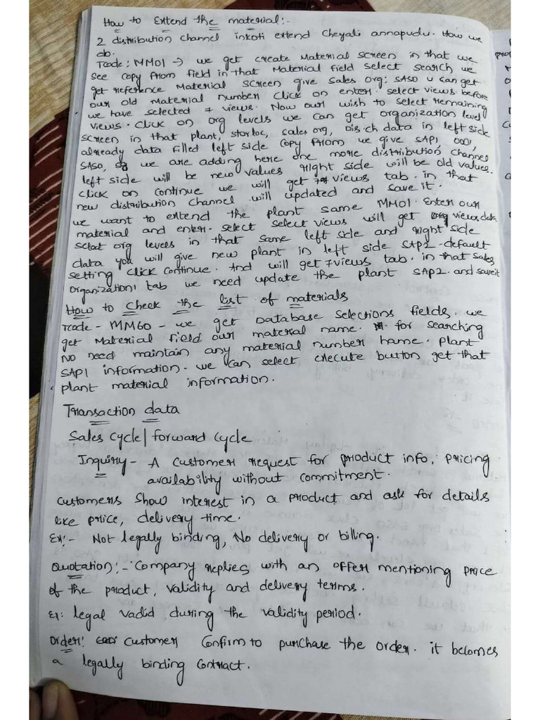 Class Notes MM | PDF