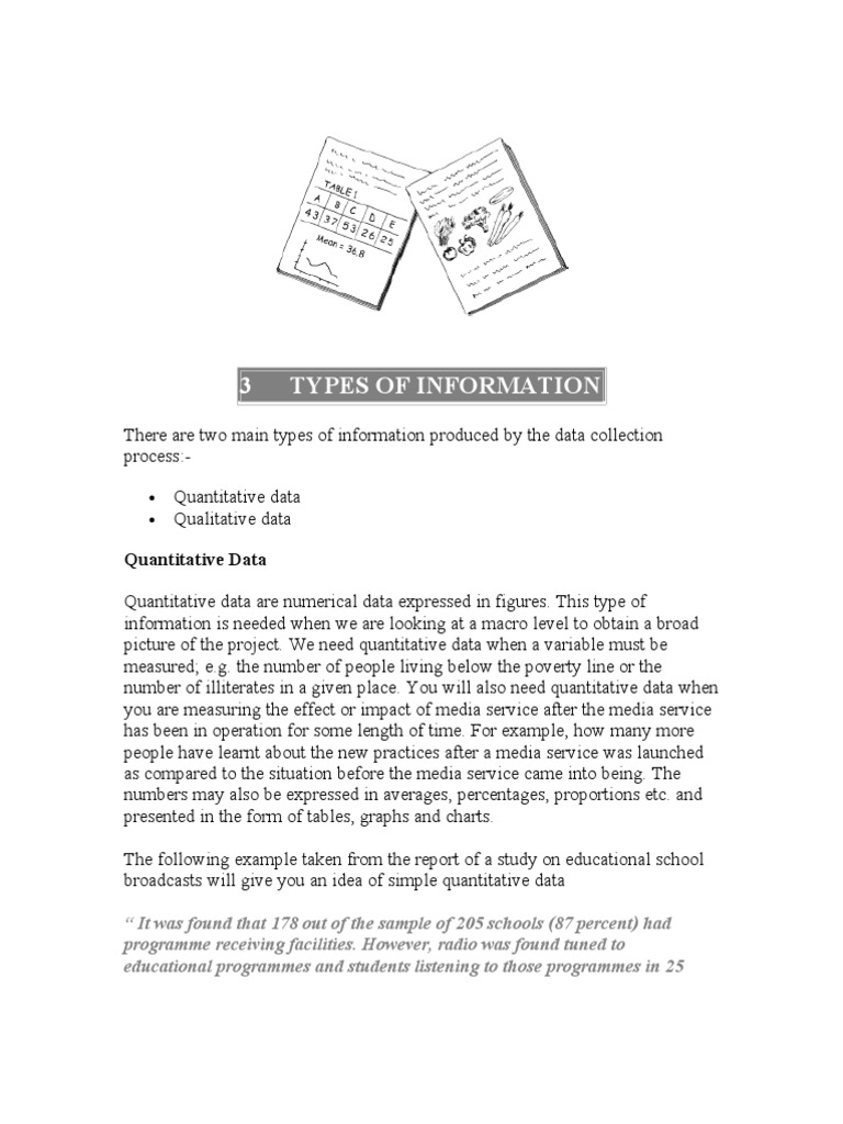 3 Types of Information: Quantitative Data | PDF | Level Of Measurement ...