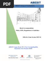 NUST Hostel Mess Guidelines and Policies | PDF