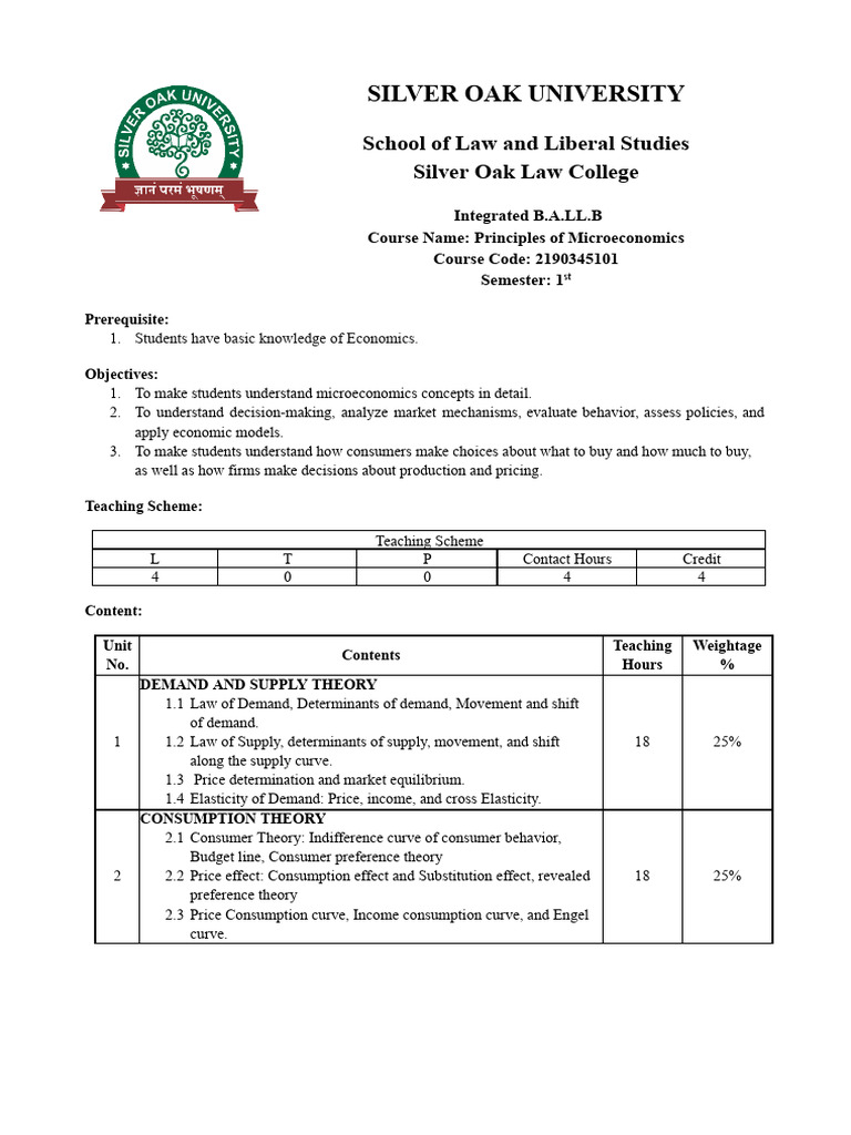 Principles of Micro Economics | PDF | Microeconomics | Demand