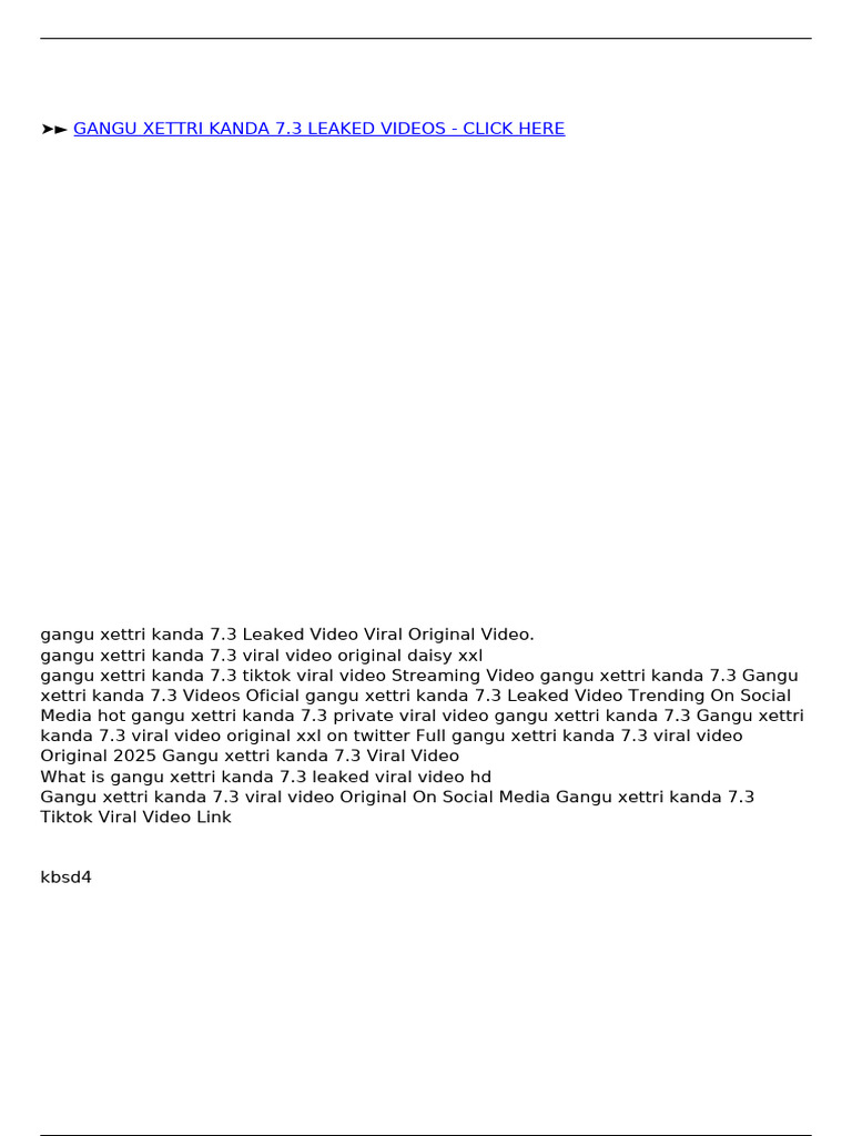 Viral Video Gangu Xettri Kanda 7.3 Viral Video Original On Social Media | PDF