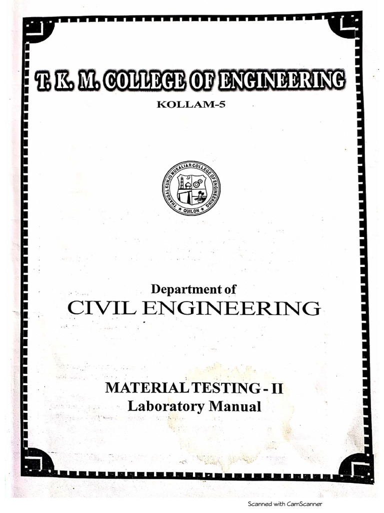 Concrete Lab Manual | PDF