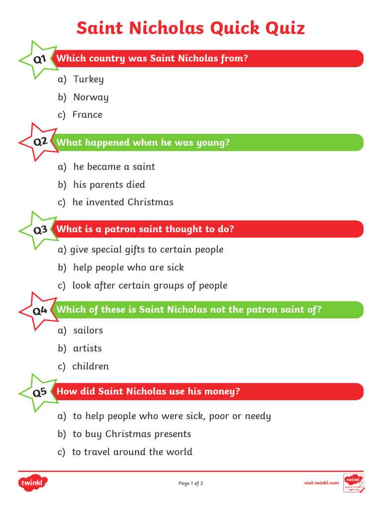 Quick Quiz | PDF