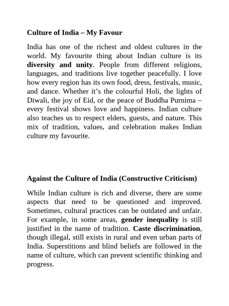 Culture of India | PDF