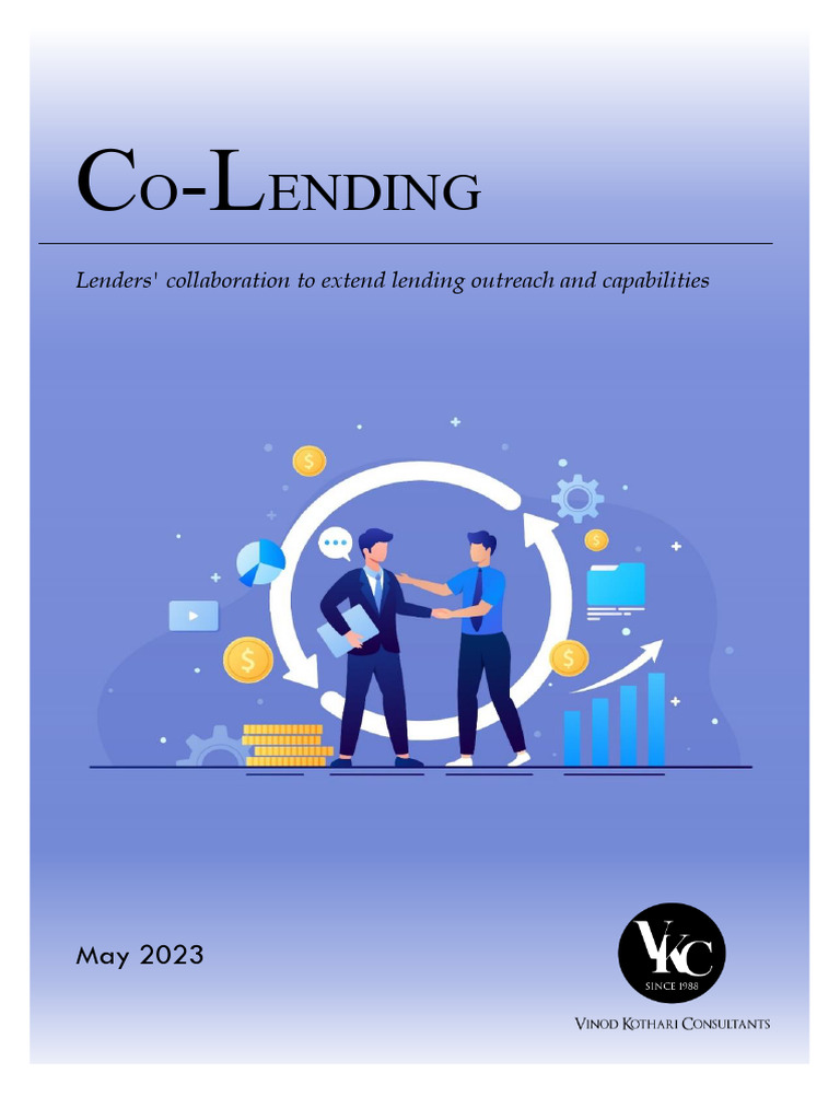 White Paper On Co Lending A5 | PDF | Loans | Mortgage Law