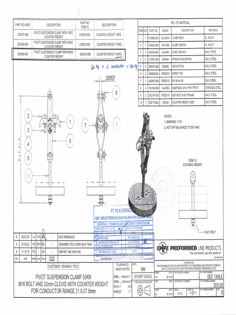 Counter Weight 60 KG (2023.05.03) - A | PDF | Building Materials ...