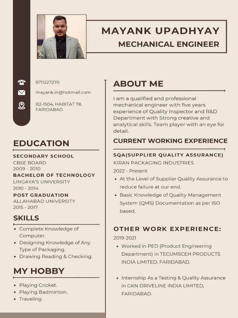 Mayank Resume | PDF