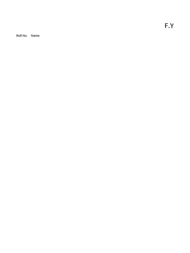 Fybca Attendance | PDF