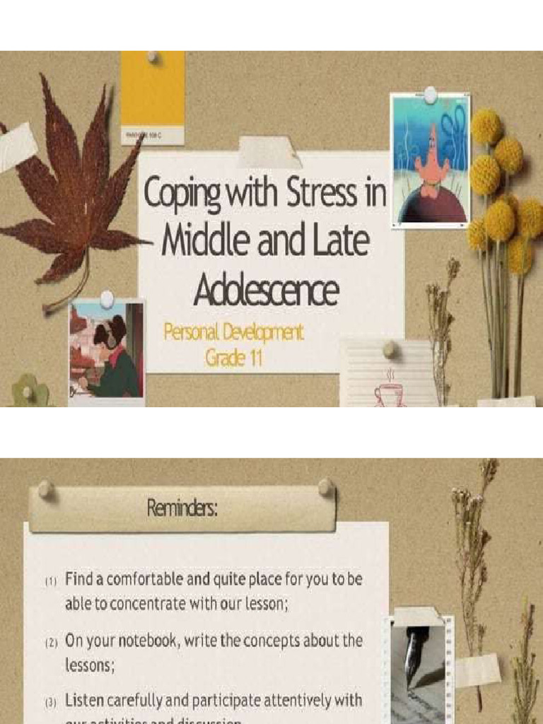 Coping With Stress | PDF