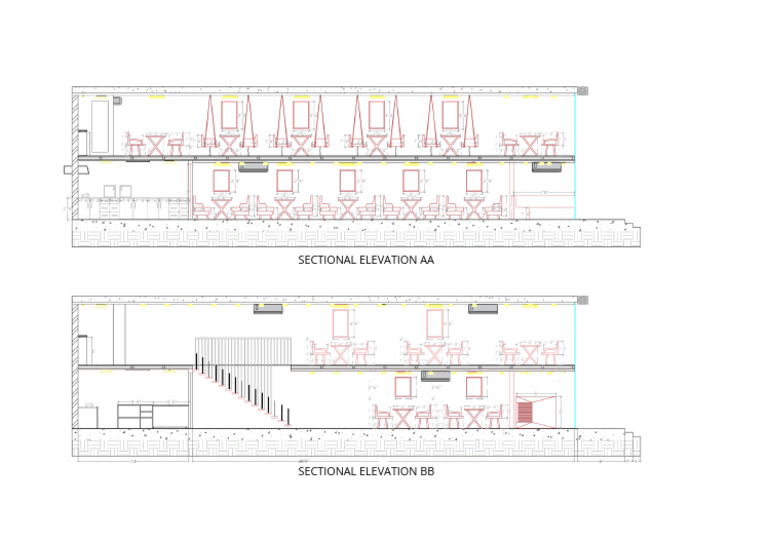 Layout Elevation Cafe PDF | PDF
