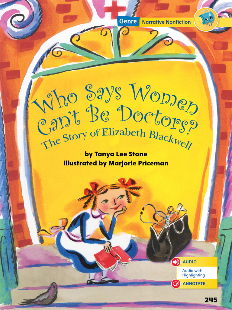 Who Says Women Cant Be Doctors Book | PDF