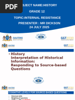 NSC History Grade 12 May June 2025 P2 Only | PDF
