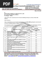 Sample Earthwork Bill of Quantity | PDF