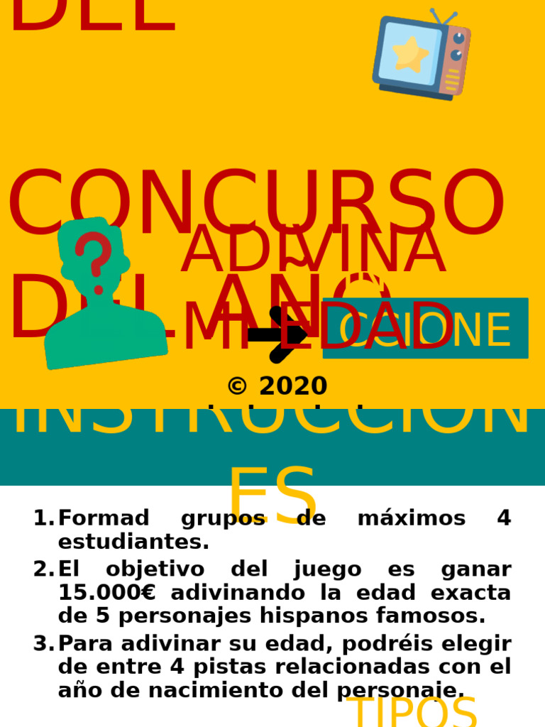 Adivina la Edad de Famosos | PDF