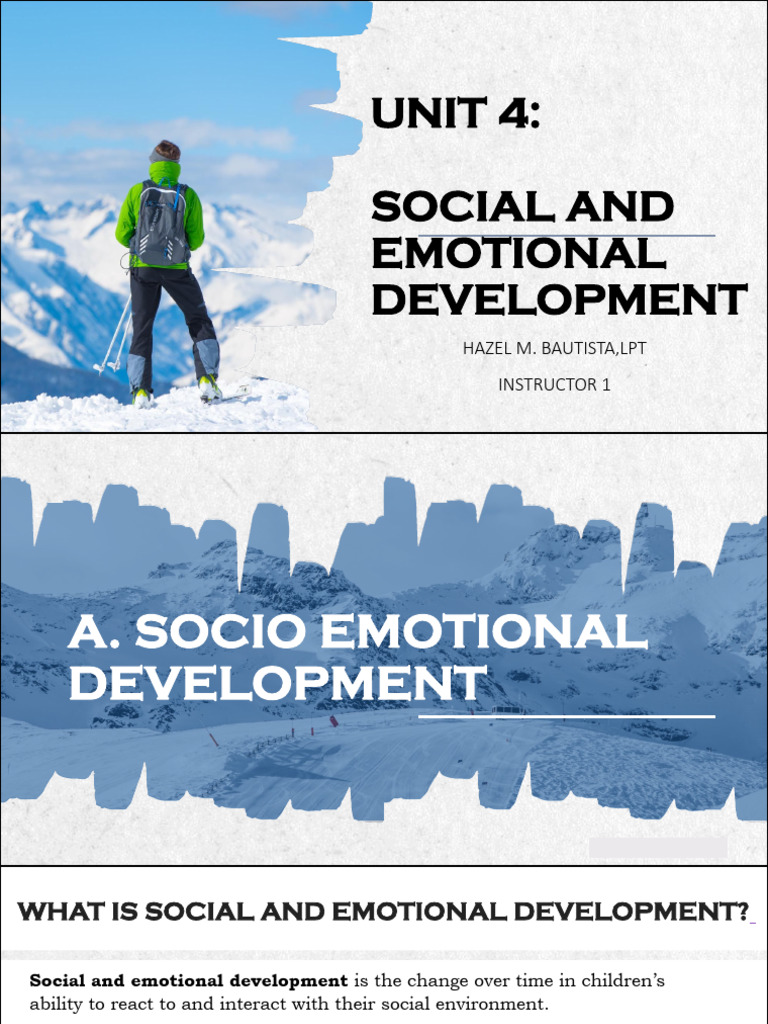 Unit4 Social and Emotional Development | PDF | Reinforcement | Motivational