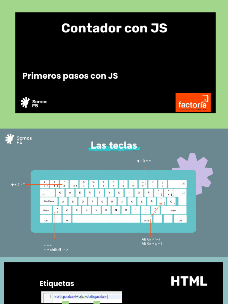 Contador Interactivo en JavaScript | PDF