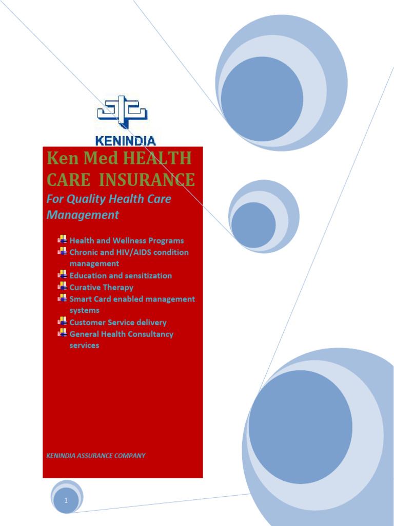 KenMed Corporate Health Insurance Product PDF | PDF | Hospital | Medicine