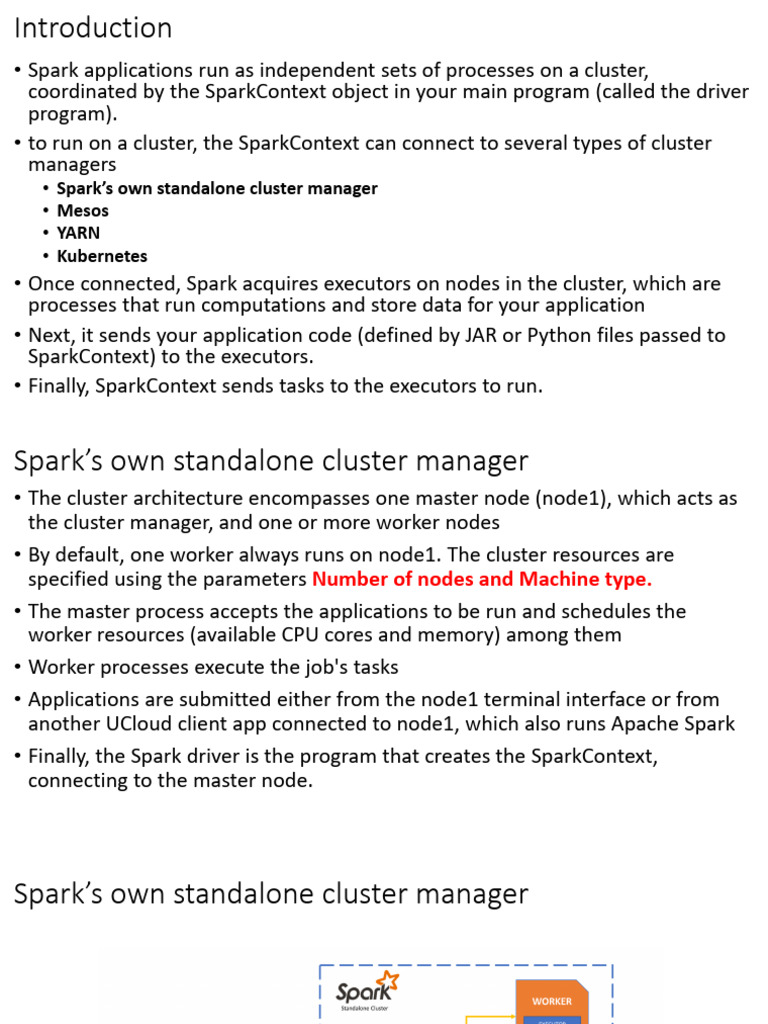 Overview of Spark Cluster Managers | PDF | Apache Hadoop | Apache Spark