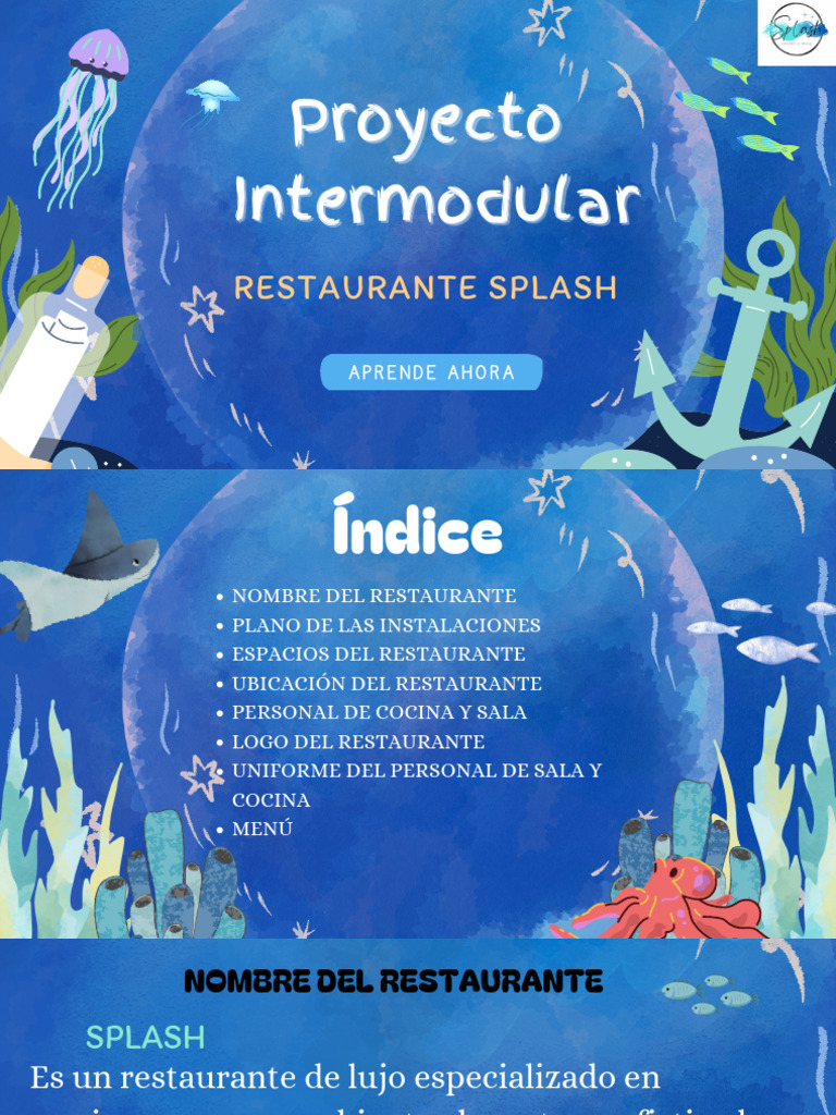 Restaurante Splash PDF | PDF | Restaurantes | Cocina