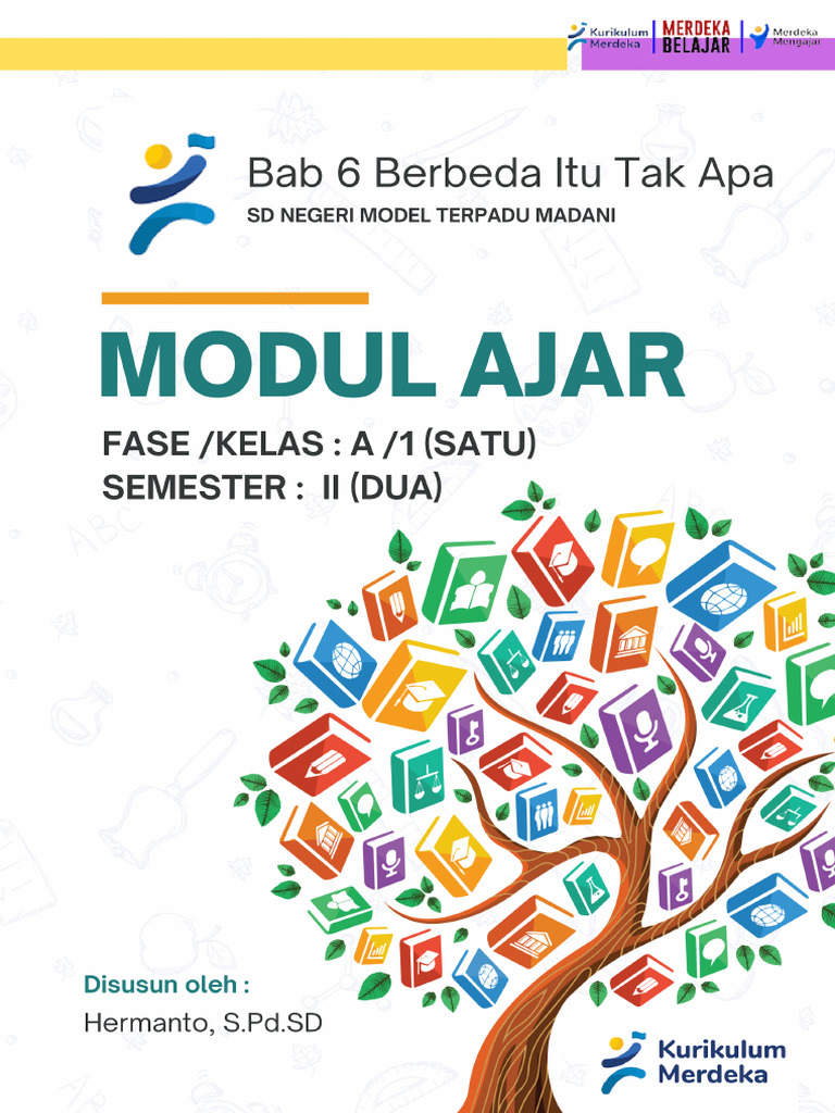 Modul Ajar Kelas 1 Bahasa Indonesia Bab 6 - Maulida Oktavia, S.PD ...