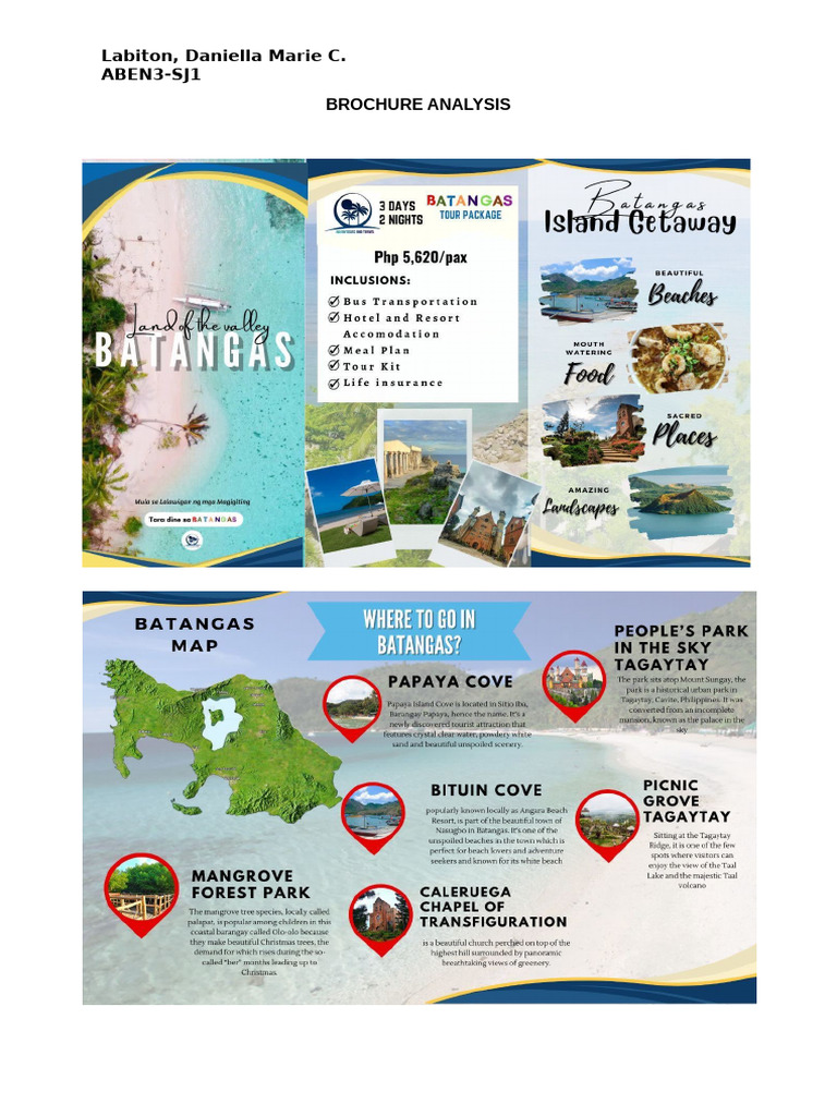 Brochure Analysis | PDF