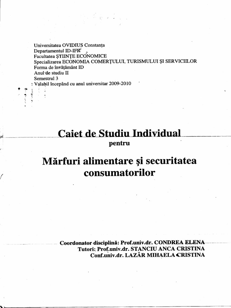 Marfuri Alimentare | PDF