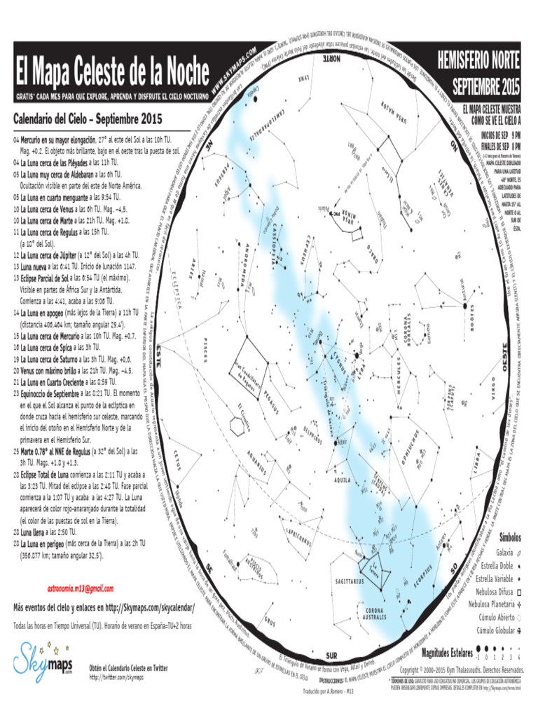 Mapa Astronómico de Colombia | PDF | Observación científica ...