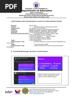 English Dept Accomplishment Report 2025-2026 | PDF | Learning ...