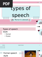 Frozen Speech Style | PDF | Foreign Language Studies