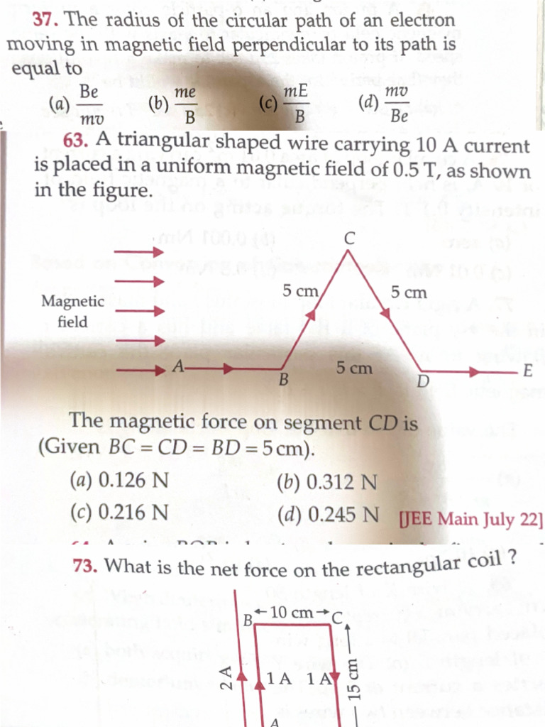 The Radius of The Circular Path of An Electron | PDF